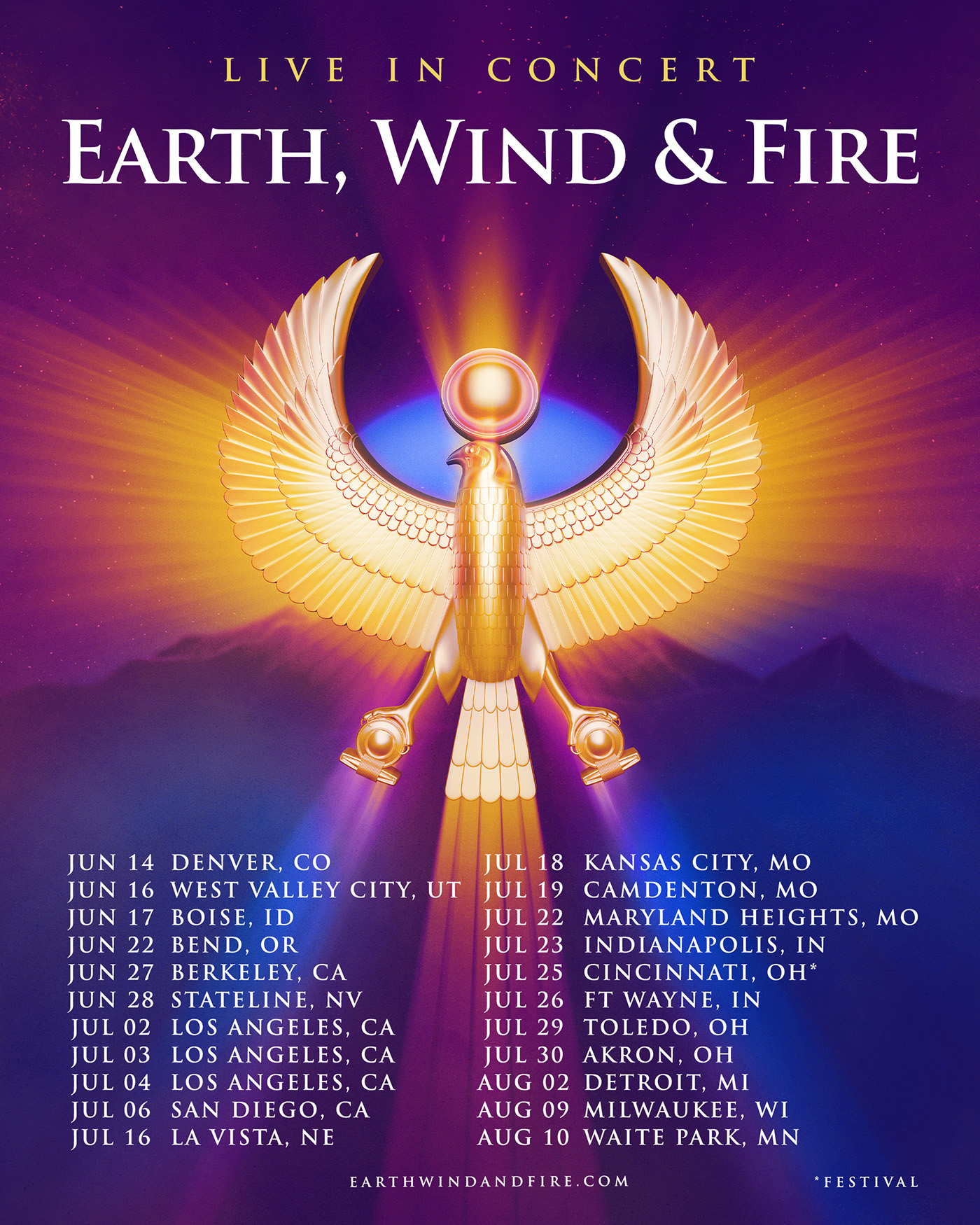 Earth Wind & Fire – The official site of the mighty elements of the ...