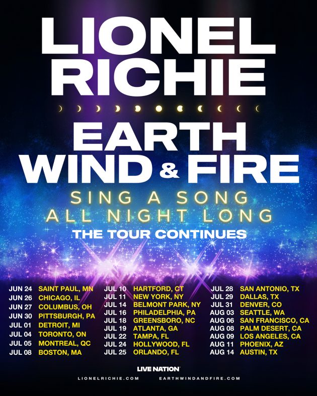 Sing A Song All Night Long – 2026 – Earth Wind & Fire